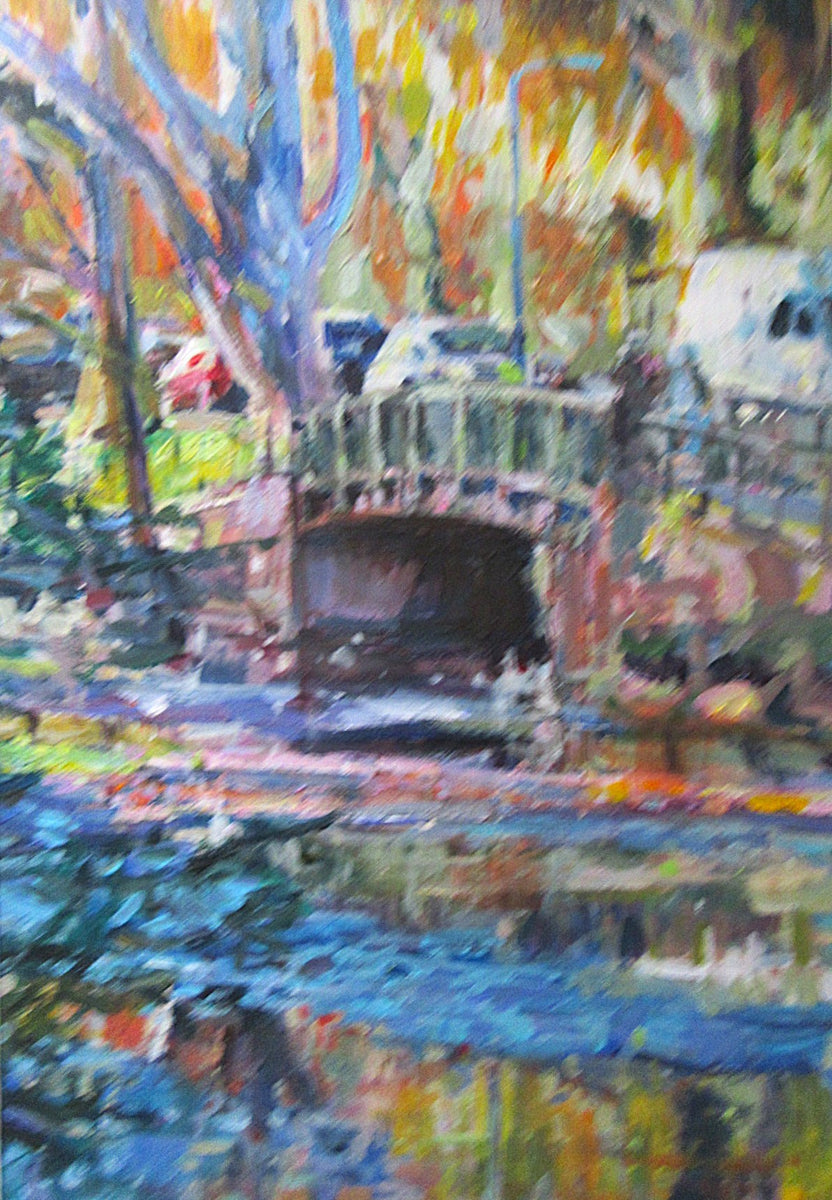 Susan Barber - 'Autumn Reflections, Roath Park Lake' – Cardiff MADE